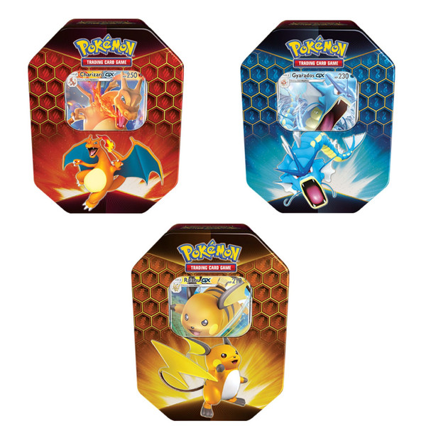 Pokemon TCG: Hidden Fates Tin Display (9) - | Gandalf.com.pl