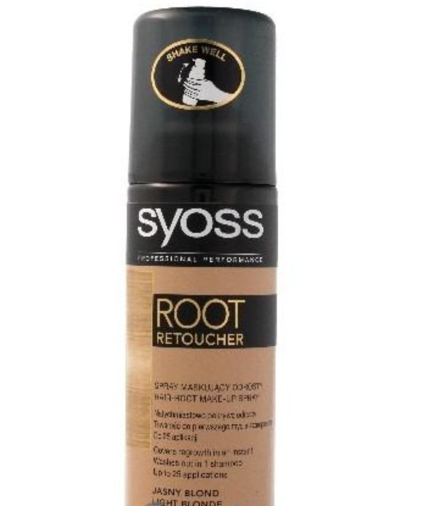 Syoss Root Retoucher Jasny Blond Spray maskujący odrosty 120ml ...